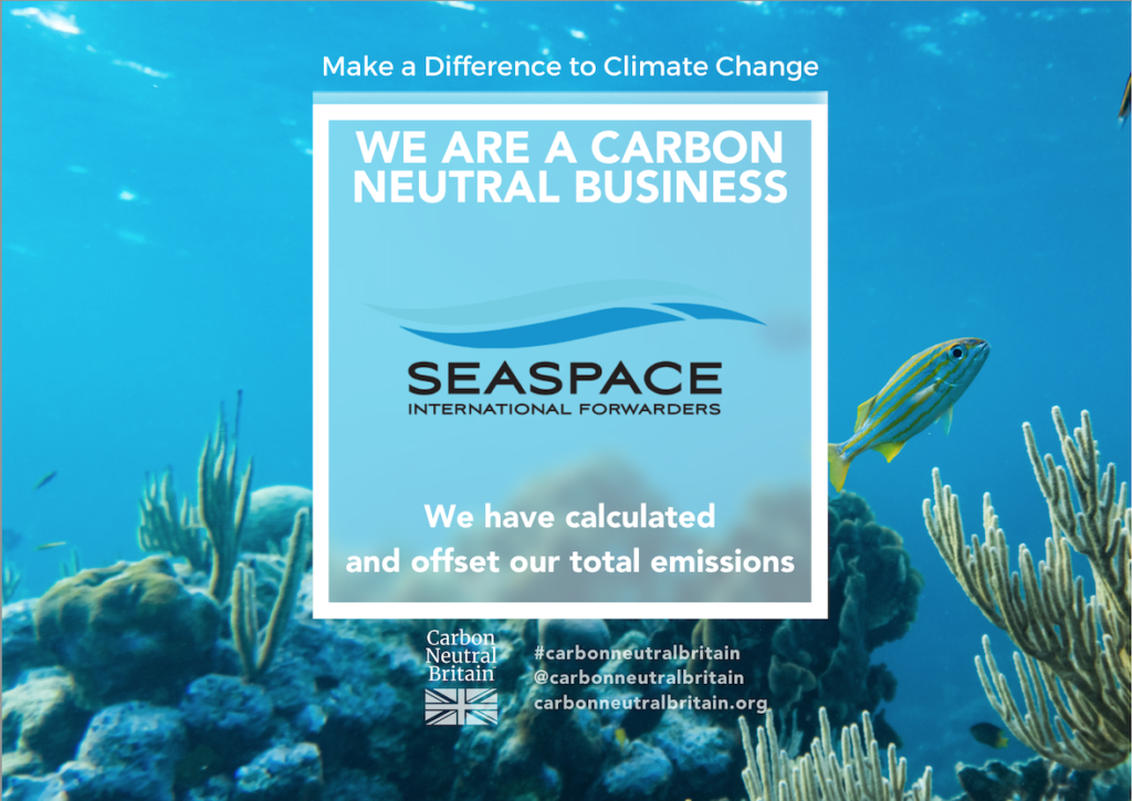 Seaspace are now a Carbon Neutral Business